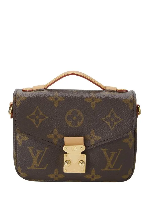 LOUIS VUITTON Monogram Canvas Micro Métis Bag - Brown