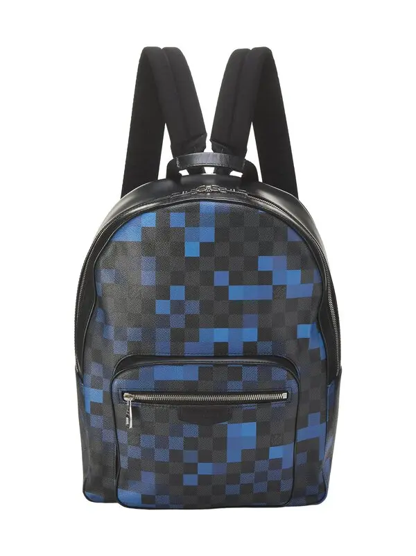 LOUIS VUITTON Damier Pixel Josh Backpack - Blue