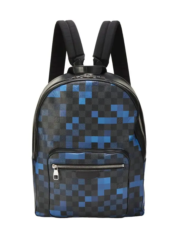LOUIS VUITTON Damier Pixel Josh Backpack - Blue