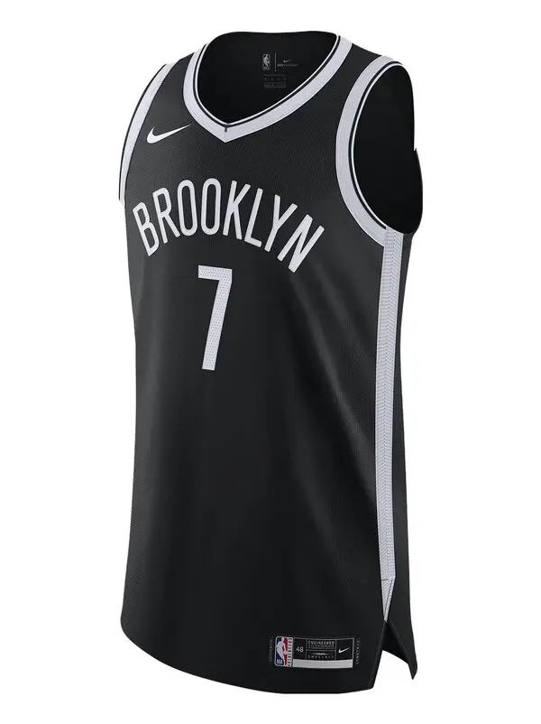 Nike Brooklyn Nets 2020 Icon Edition Authentic Kevin Durant Jersey - Black/multi-color/blue