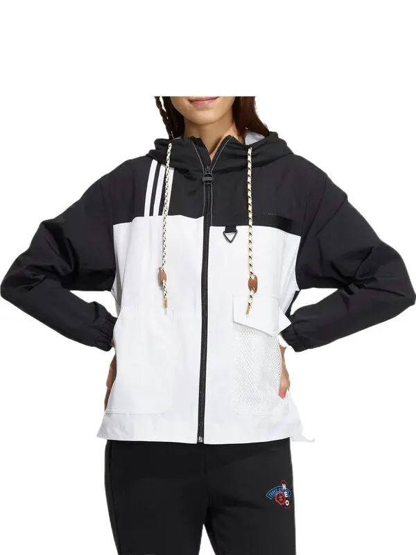 Adidas Neo Util Windbreaker Jacket - Black White
