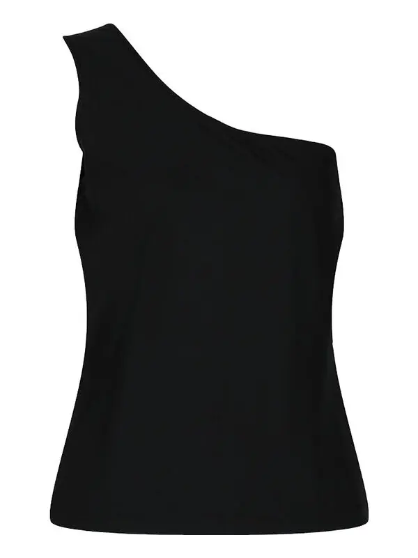 Balenciaga Asymmetric Tank Top - Black