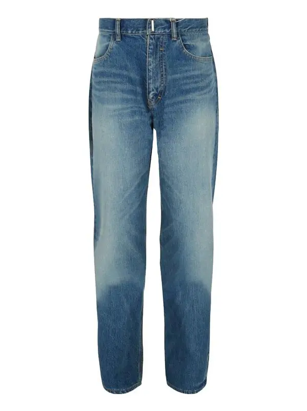 Givenchy High Rise Denim Jeans - Medium Blue