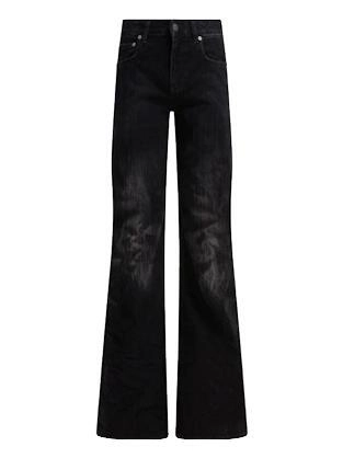 Balenciaga Wide Leg Jeans - Black