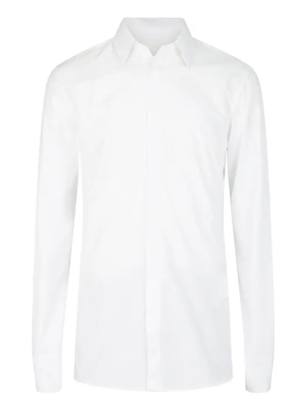 Givenchy Contemporary Fit 4g Embroidered Shirt - White