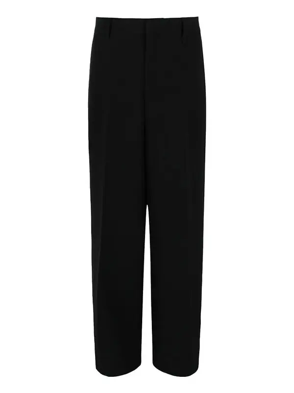 Givenchy Extra Wideleg Wool Trousers - Black