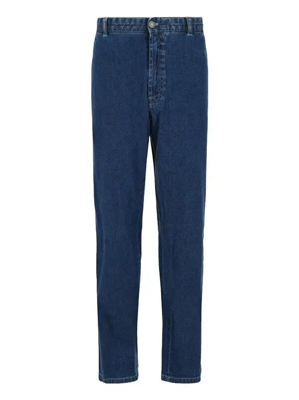Brioni Straight Leg Denim Jeans - Navy Blue
