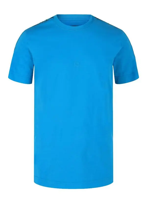 Givenchy Logo Tape T-shirt - Bright Blue