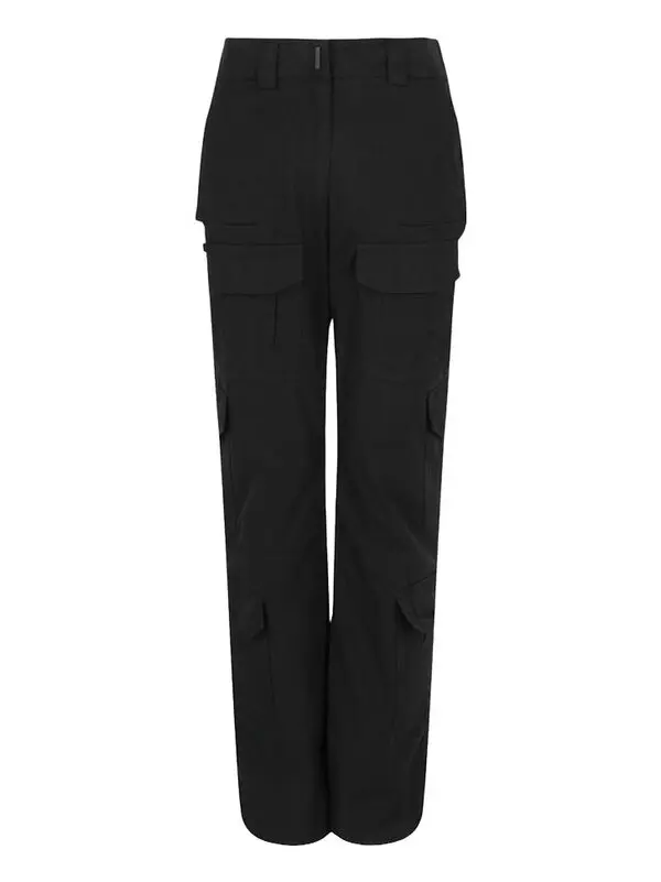 Givenchy Wide Leg Cargo Pants - Black