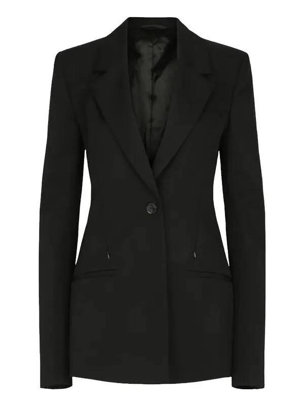 Givenchy Wool And Mohair Cape Jacket - Black