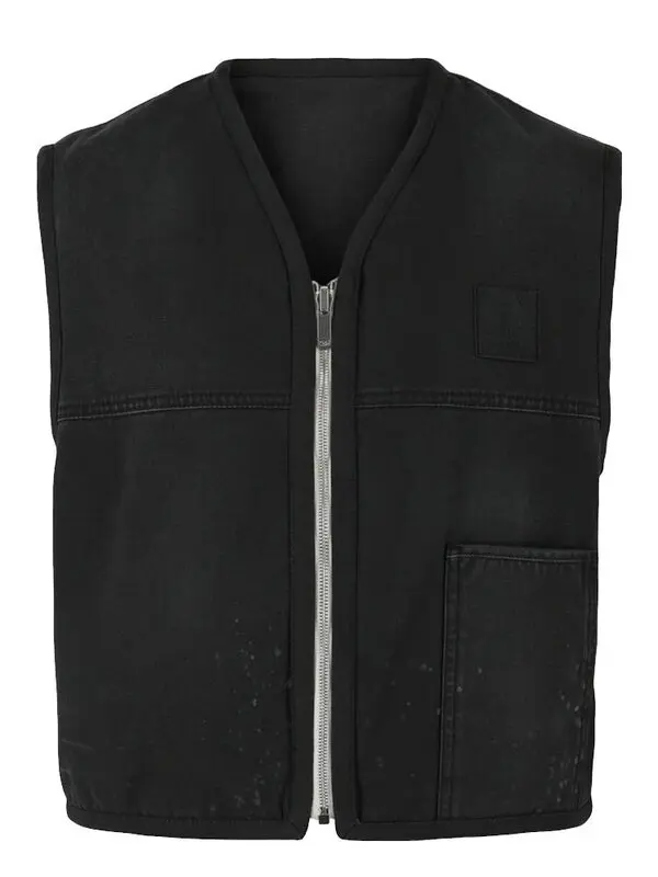 Givenchy Reversible Mixed Material Gilet - Black