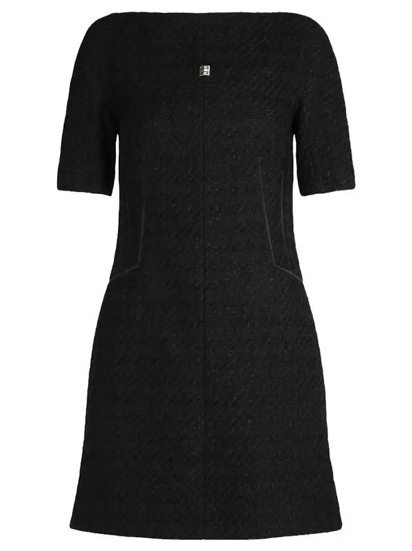 Givenchy Tweed Knee-length Dress - Black
