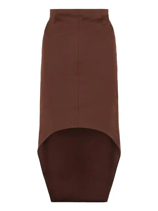 Givenchy Front Slit Pencil Skirt - Brown