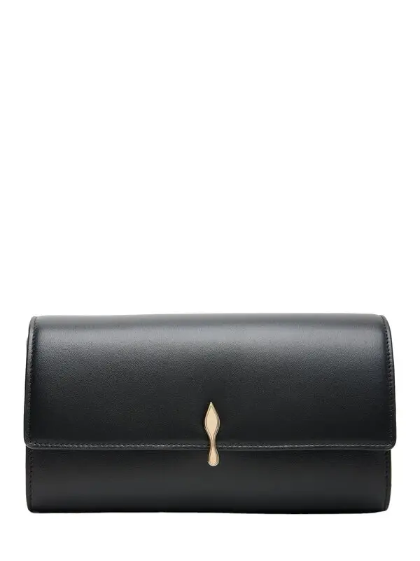 CHRISTIAN LOUBOUTIN Bettina Wallet On A Chain Clutch - Black