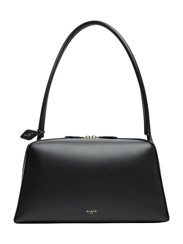 Alaïa Le Bouledogue Medium Leather Bag - Black