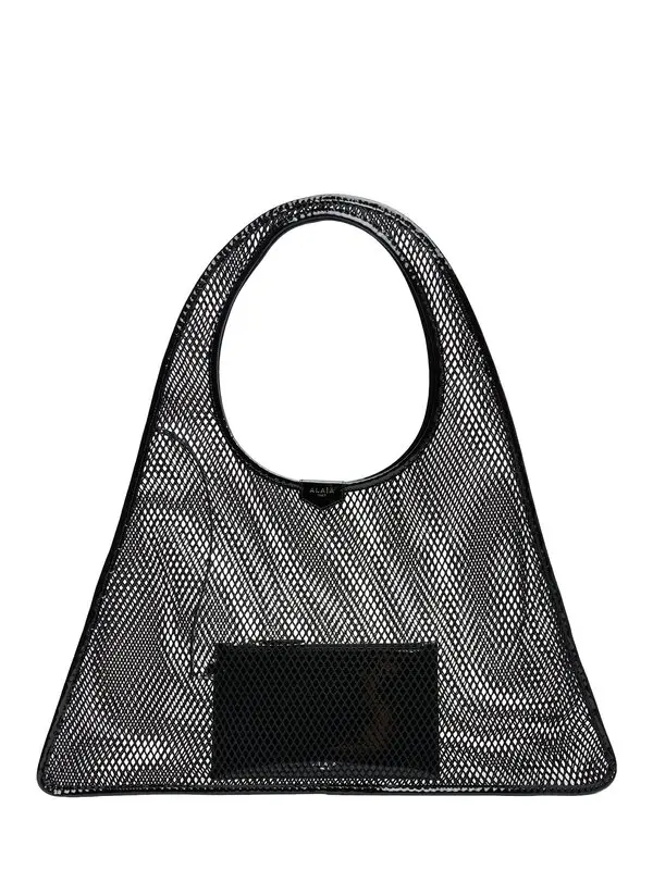 Alaïa Mesh Hobo Bag - Black