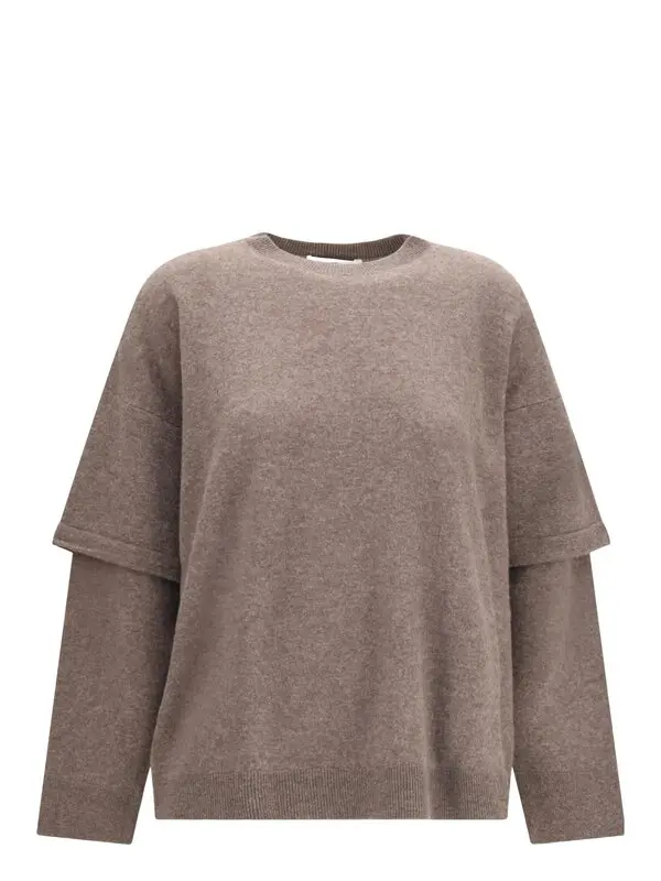 DARKPARK Troy Double Sleeved Jumper - Brown