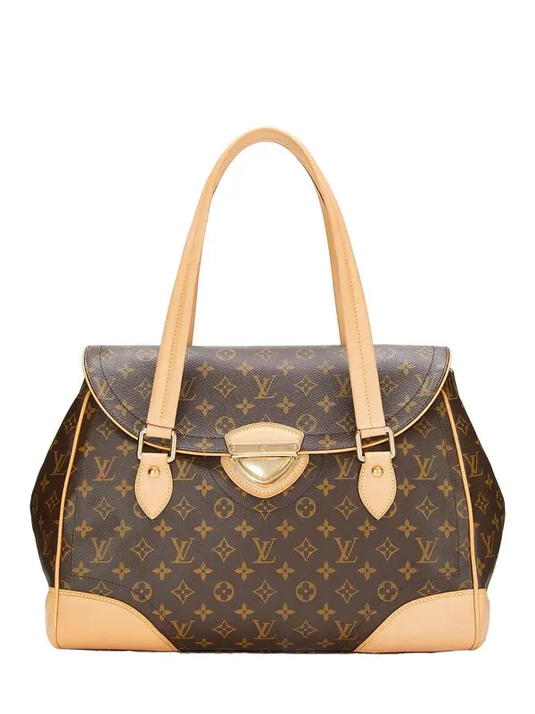 LOUIS VUITTON Monogram Canvas Beverly Bag - Brown