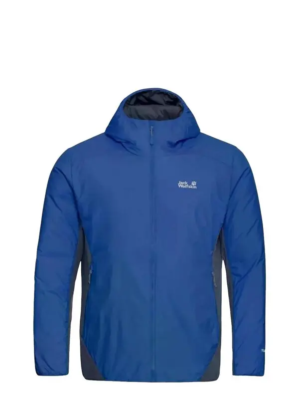 JACK WOLFSKIN Trail Light Hybrid Hooded Jacket - Blue