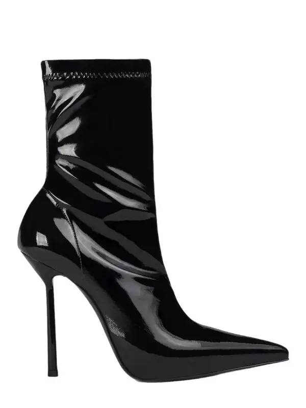 LE SILLA Bella Pointed-toe Ankle Boots - Black