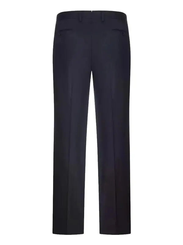 LARDINI Straight-leg Tailored Trousers - Blue