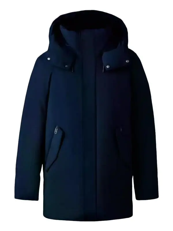 Mackage Sullivan Hooded Coat - Blue