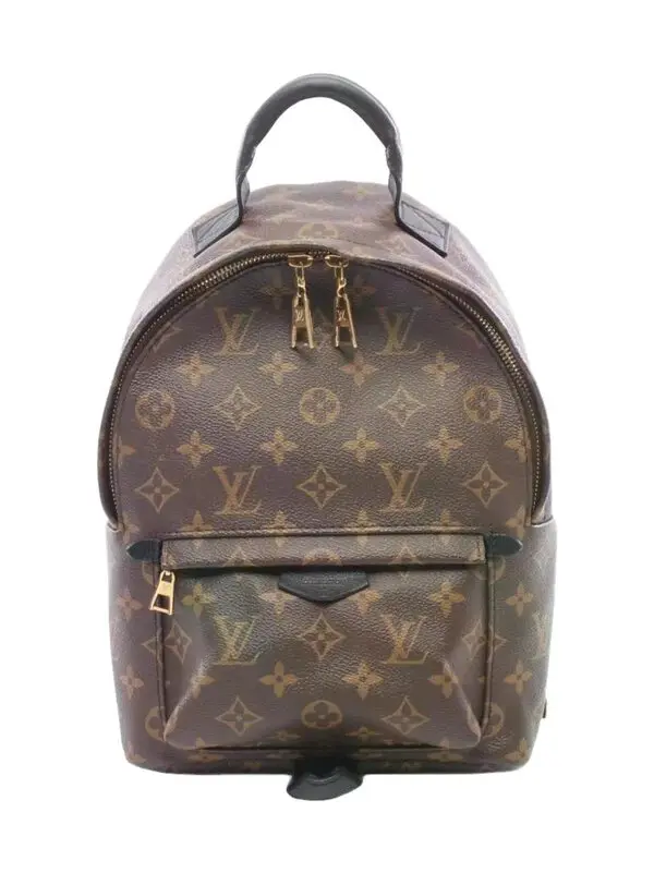 LOUIS VUITTON Palm Springs Monogram Backpack Pm - Brown