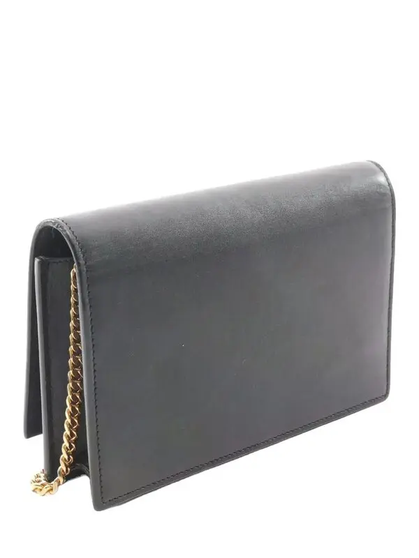 Saint Laurent Kate Tassel Chain Clutch Bag - Black