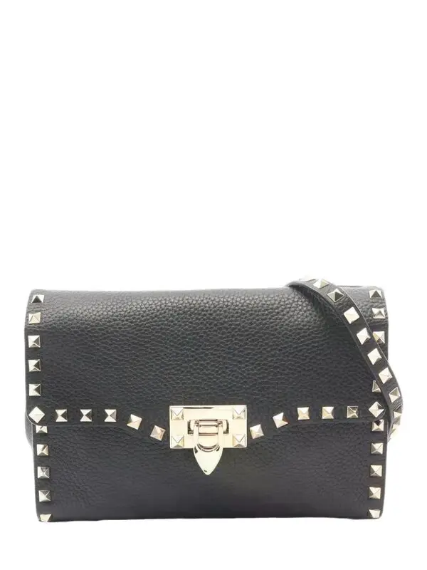 Valentino Garavani Rockstud Shoulder Bag - Black