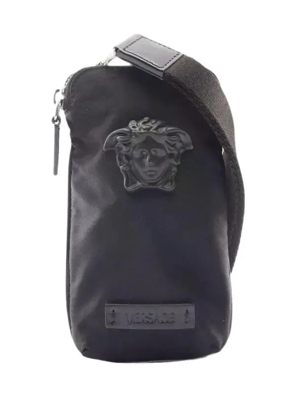 Versace Medusa Plaque Mini Shoulder Bag - Black