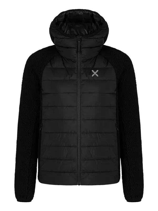 MONTURA Padded Fleece Jacket With Hood - Black