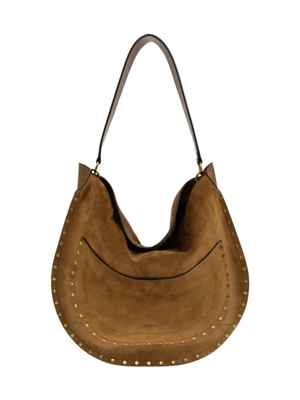 Isabel Marant Étoile Studded Shoulder Bag - Brown
