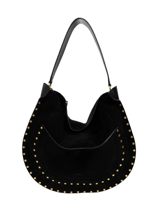 Isabel Marant Étoile Studded Shoulder Bag - Black