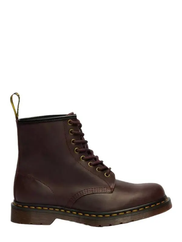 Dr. Martens 1460 Crazy Horse Leather Boots - Cherry Red