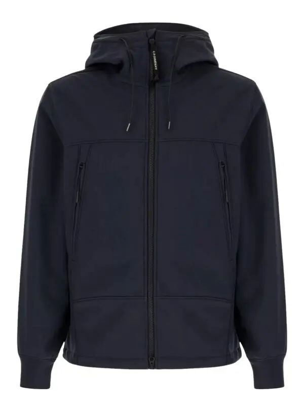 C.P. COMPANY Goggle Hood Tech Jacket - Black