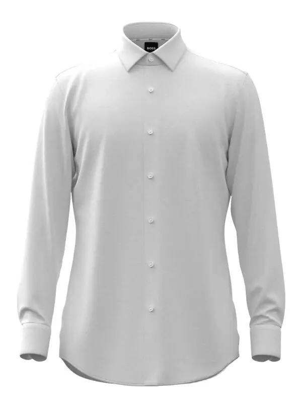 Hugo Boss Long Sleeved Slim Fit Shirt - Gray