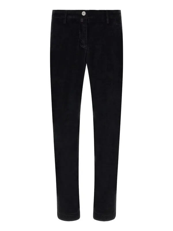 Jacob Cohen Bobby Tapered Corduroy Trousers - Black