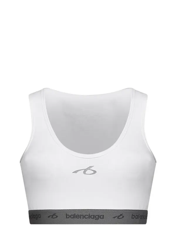 Balenciaga White Techwear Bra Tank Top - Multicolor