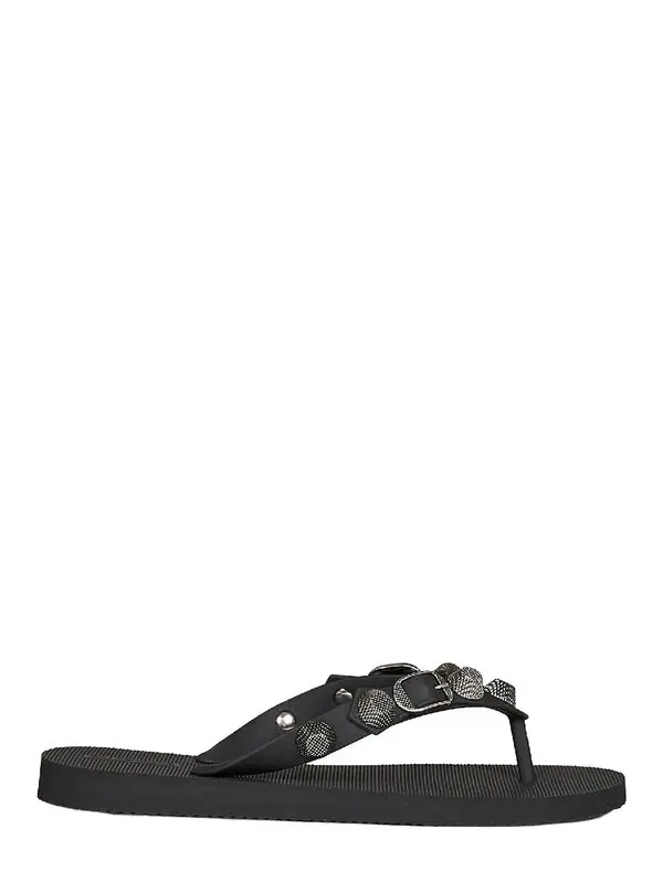 Balenciaga Recycled Rubber Cagole Thong Sandals - Multicolor