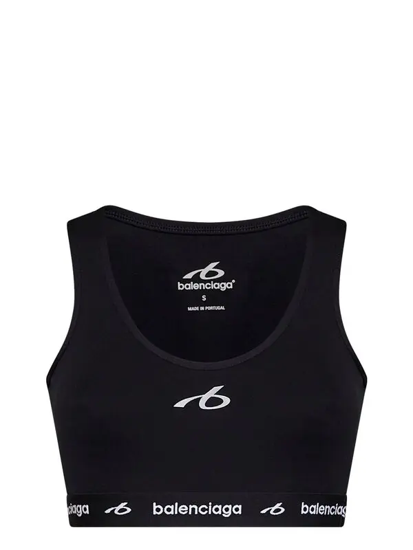 Balenciaga Black Techwear Bra Tank Top - Multicolor