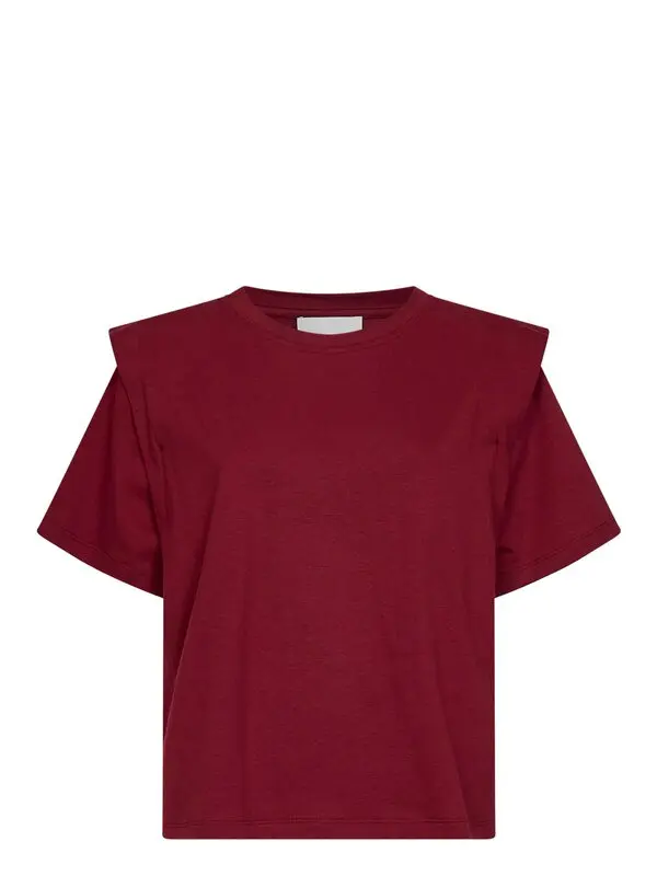 Isabel Marant Étoile Cotton Jersey T-shirt With Shoulder Detail - Multicolor
