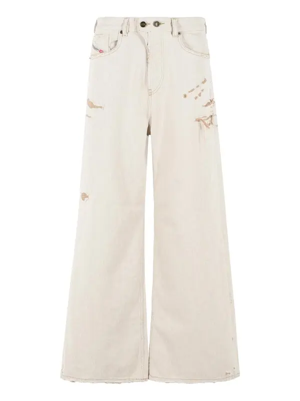 DIESEL® 1996 D-sire Wide Leg Jeans - Cream