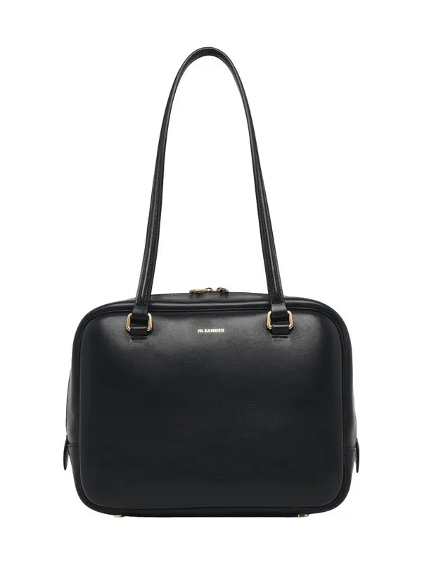 JIL SANDER Medium 'vision' Leather Bag - Black