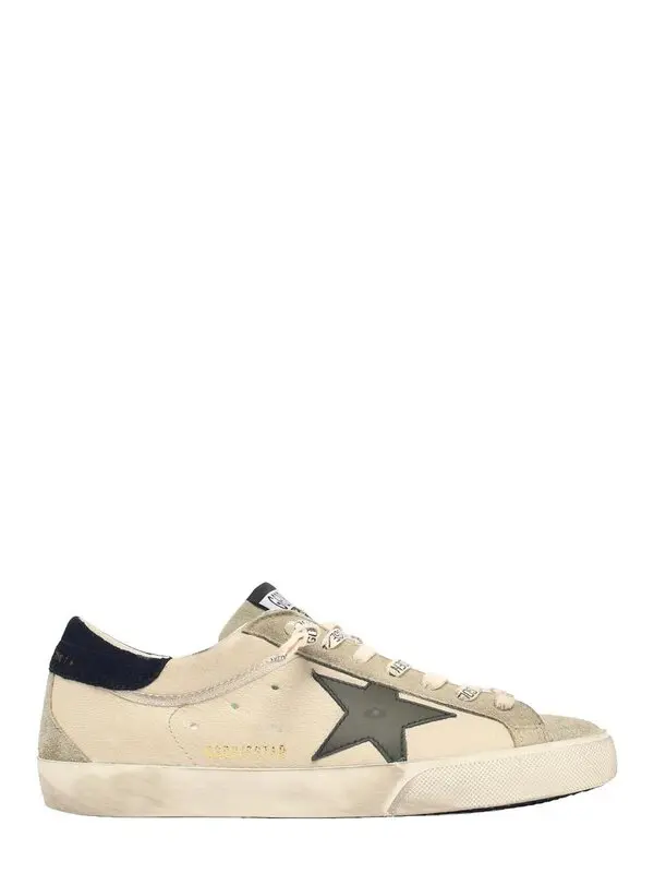 GOLDEN GOOSE Super Star Leather Sneakers - Cream
