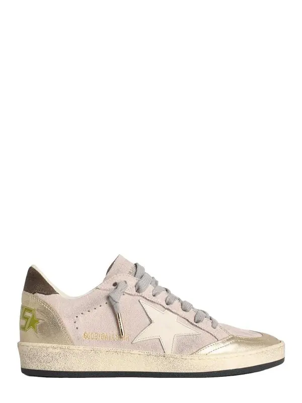GOLDEN GOOSE Ball-star Suede Sneakers - Pink