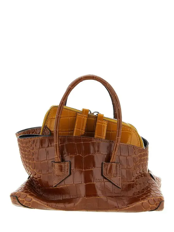 Attico La Passeggiata Mini Handbag - Brown