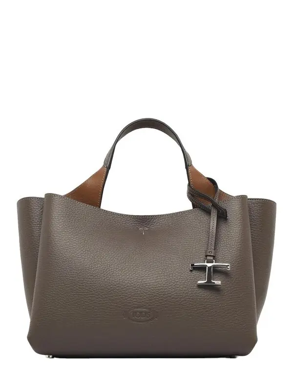 TOD'S Leather Mini Bag - Gray