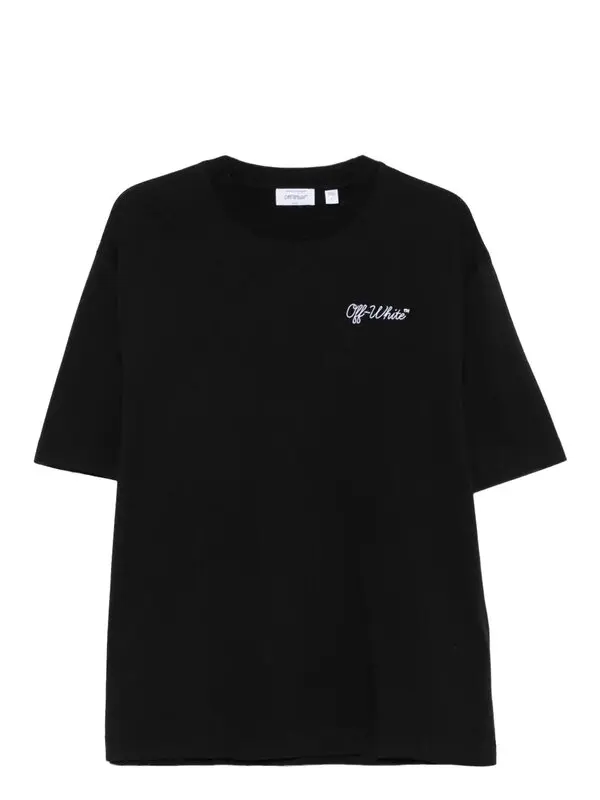 Off-White Script Logo Skate T-shirt - Black