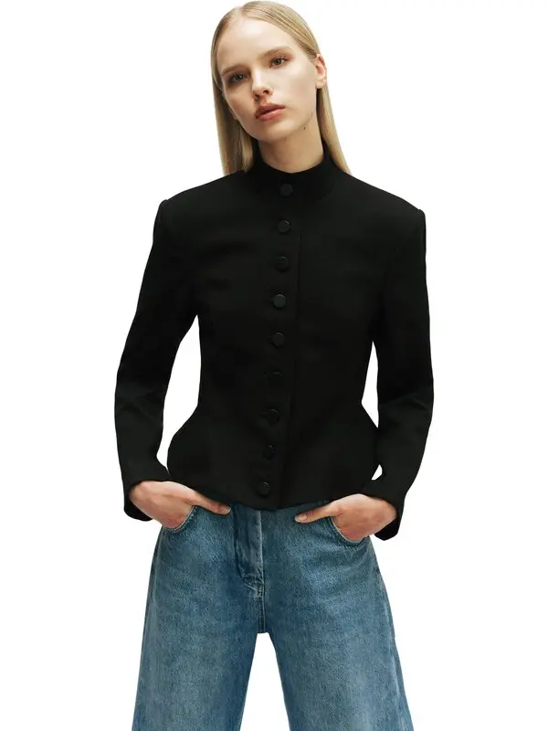 Bardot Octavia Structured Jacket - Black