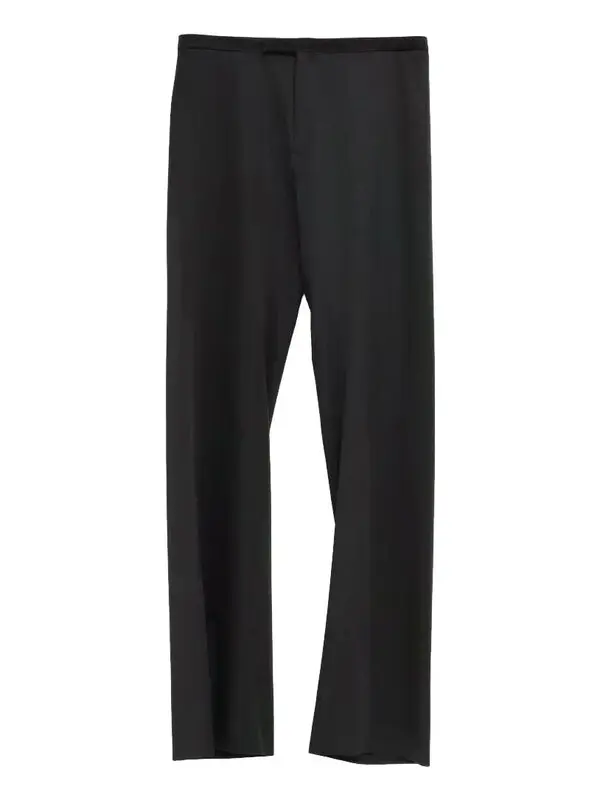 Gucci Straight-leg Tailored Wool Trousers - Black